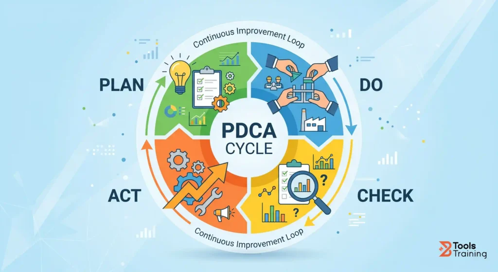 PDCA (Plan-Do-Check-Act) | วิธีใช้วงจรพัฒนางาน | B-Tools